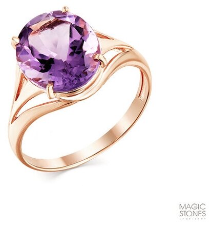 Кольцо, золото, 585 проба, кварц