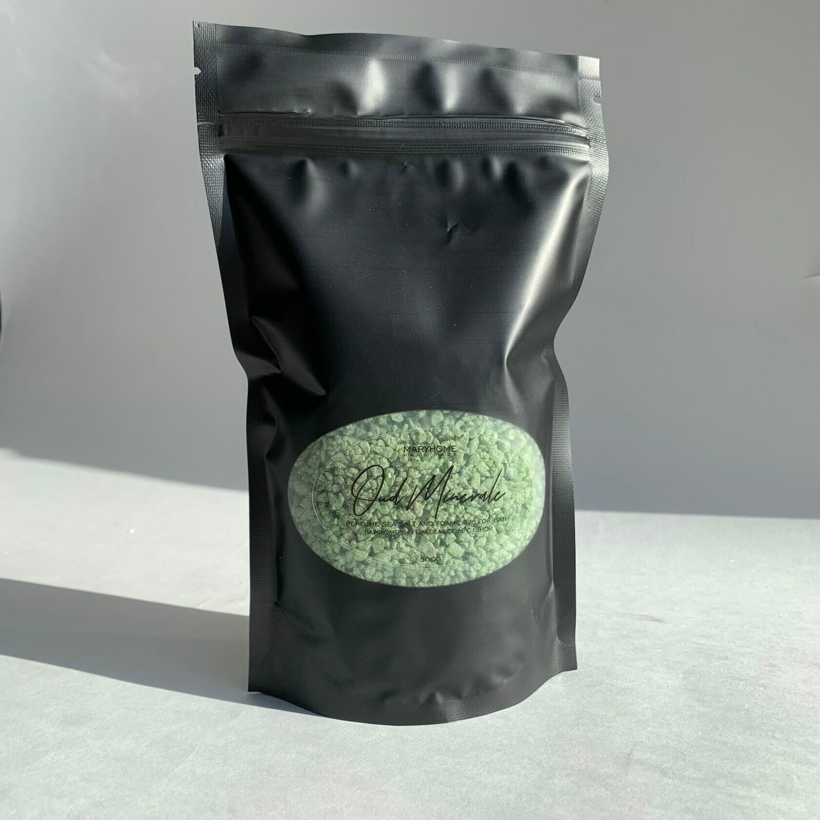 Парфюмерная соль с пеной "Oud Minerale" Love for Bath MARYHOME (ОУД минерал), 500g