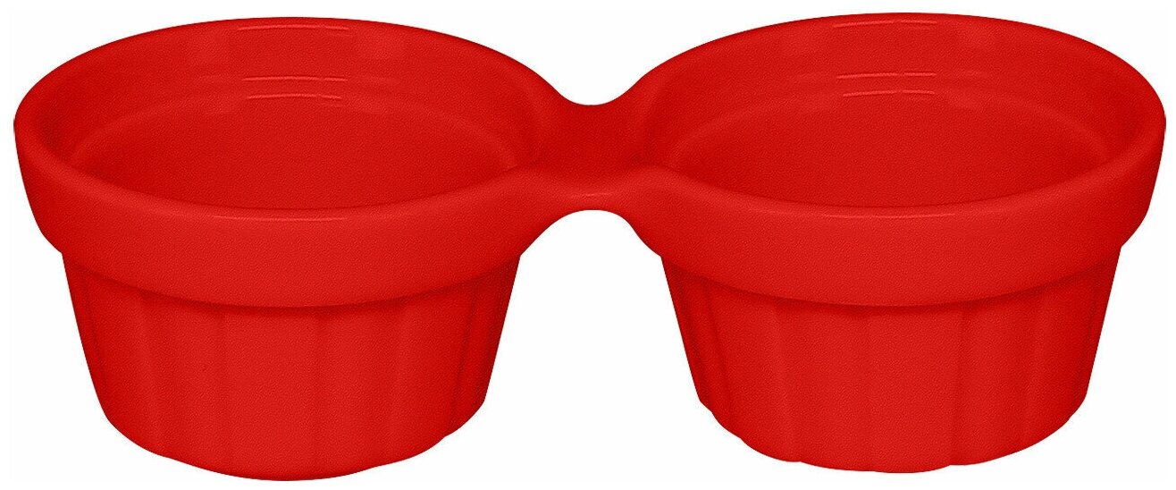 Емкость Для Подачи Двойная, Фарфор, Цвет Красныйй, RAK Porcelain, ОАЭ