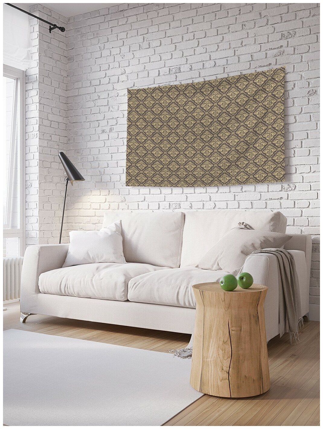 Фотопанно на стену горизонтальный постер 150х200 "Винтажная текстиль", JoyArty