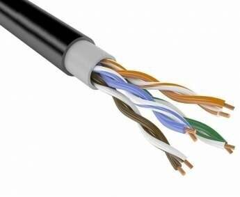 UTP-кабель Cat5e, AWG 24, сплав CCA бухта 305 метров, для внешней прокладки | ORIENT NC-305
