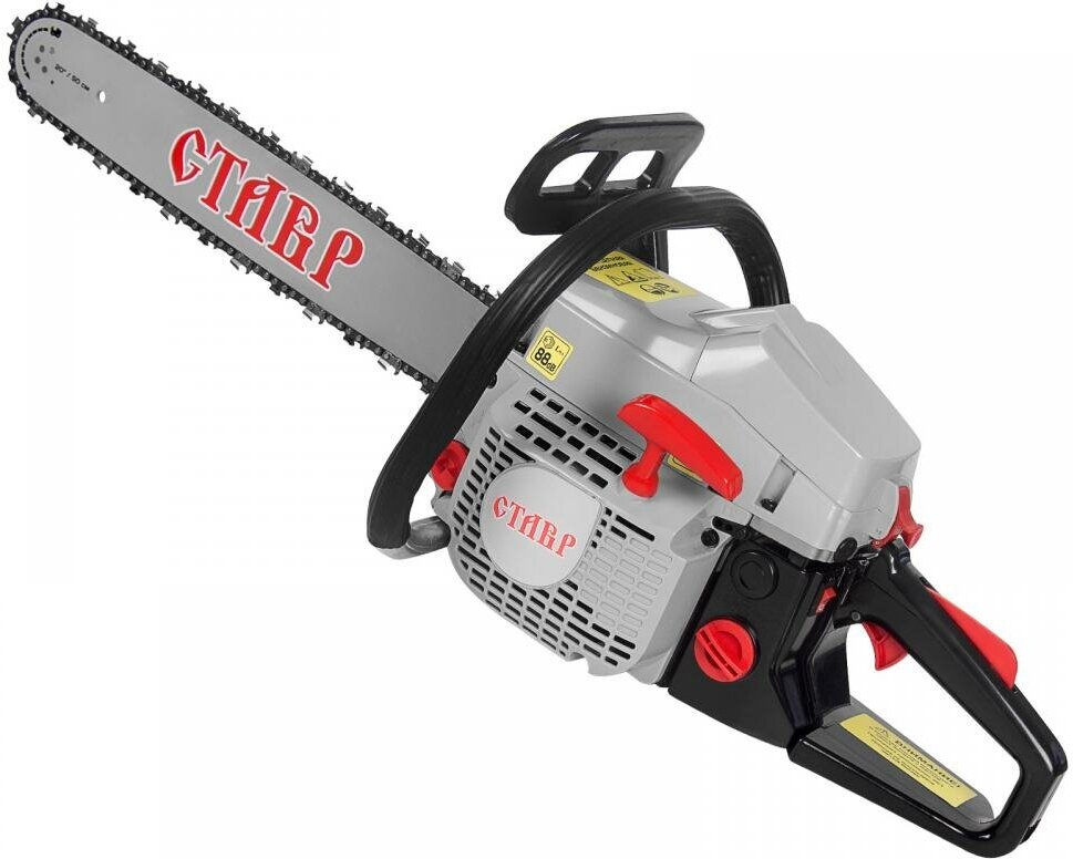 Бензопила Ставр ПЦБ-50/2400М 3,3 л. с, объем двигателя 58 см3, шина 50см