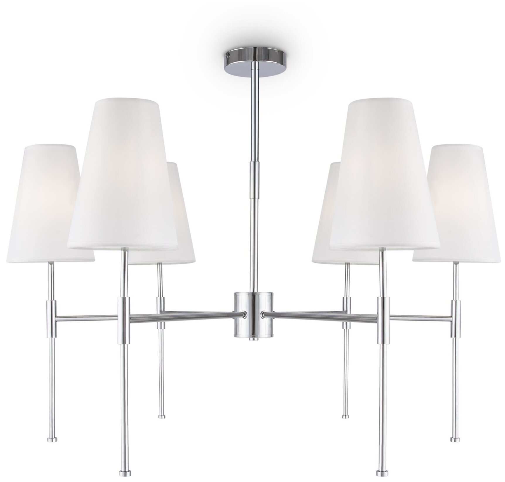 Потолочная люстра Freya Tida FR5196PL-06CH, E14, кол-во ламп:6шт, Хром