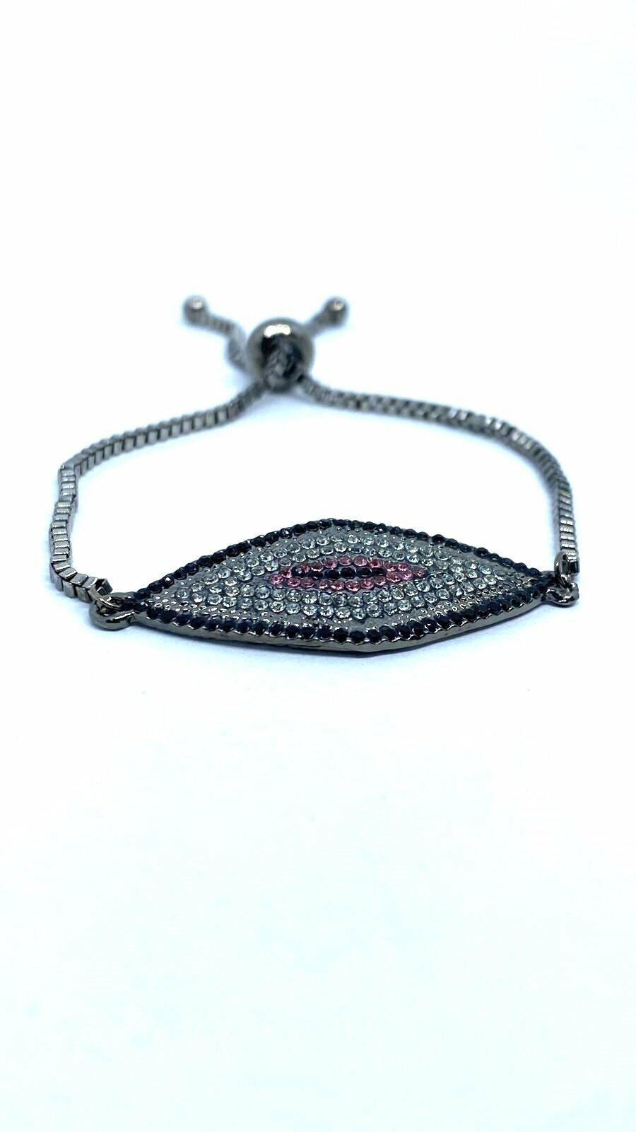 Браслет-цепочка, искусственный камень