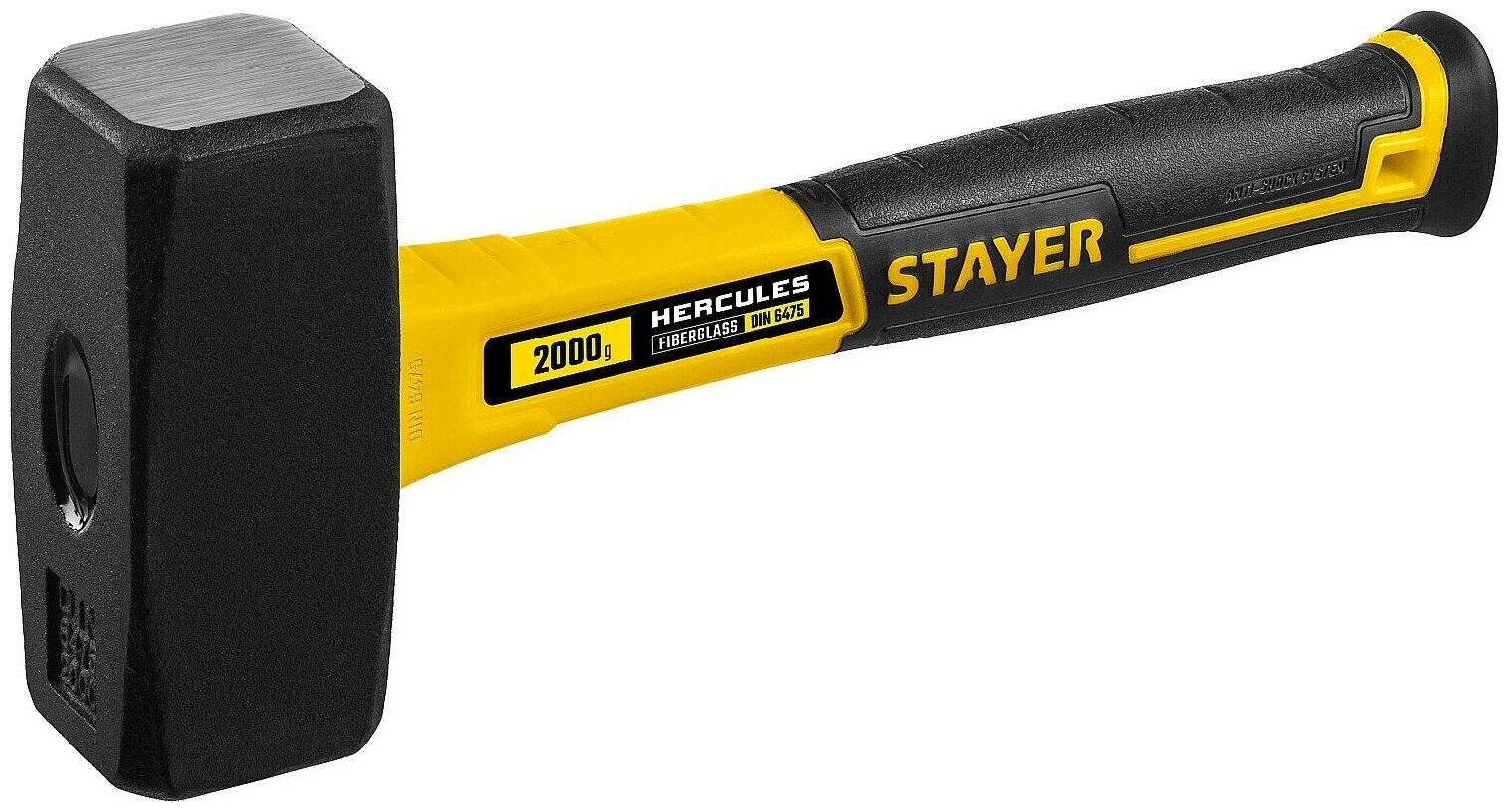 STAYER Hercules 2 кг кувалда с фиберглассовой рукояткой