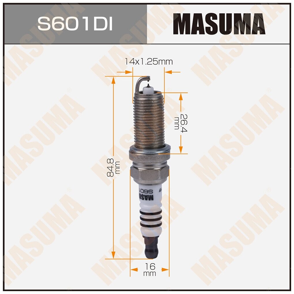 Свеча зажигания Masuma S601DI Double Iridium (DILFR6D11)