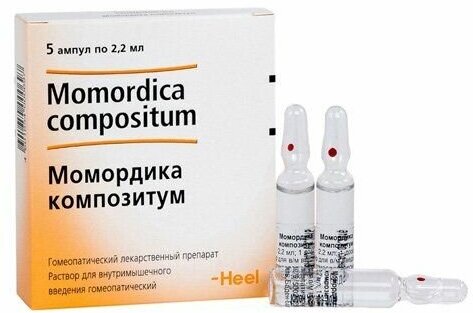 Момордика композитум раствор для в/м введ. гомеопатический 2,2мл 5шт