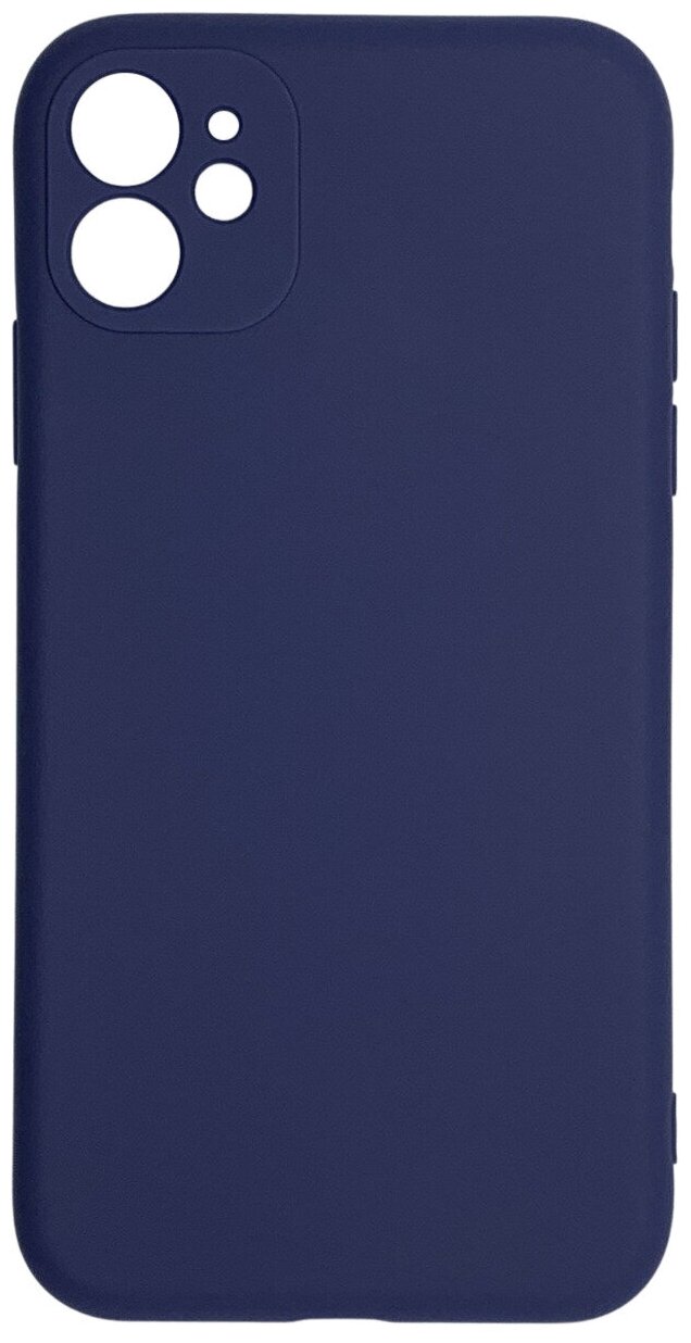 Чехол для Apple iPhone 11 / чехол на айфон 11 матовый синий
