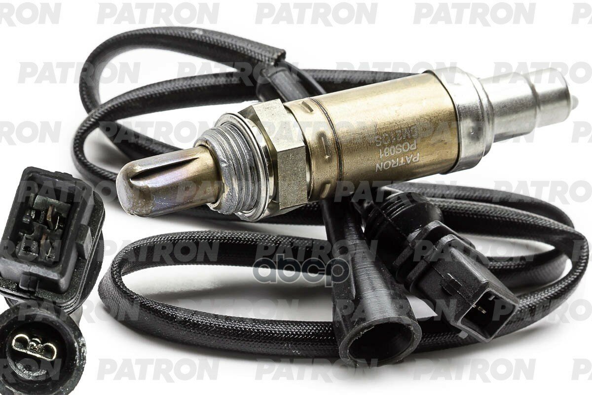 Лямбда-зонд BOSCH Thimble type (3-пров) AUDI: 80 1.6i/2.0i/2.6i/2.8i 91- / A6 2.8i 94- / A8 2.8i 94- PATRON арт. POS081