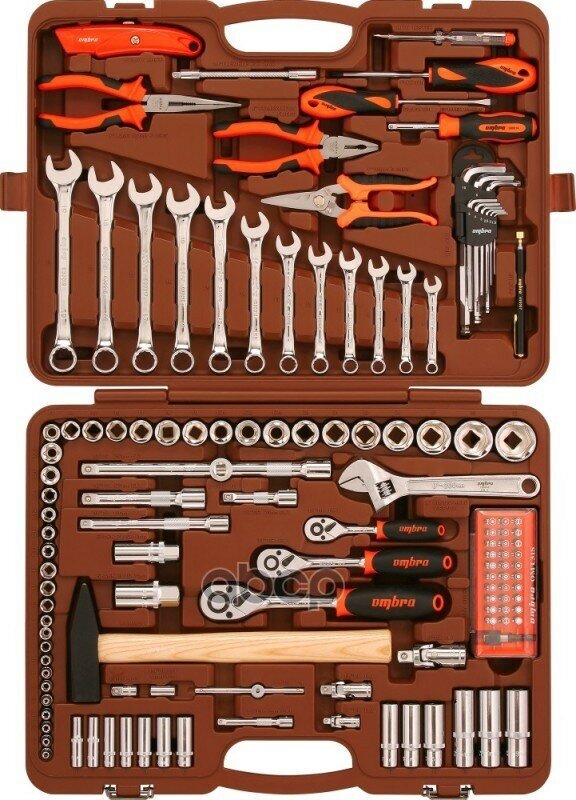Набор инструментов 131пр 1/4&3/8&1/2DR OMBRA OMT131S OMBRA арт. OMT131S