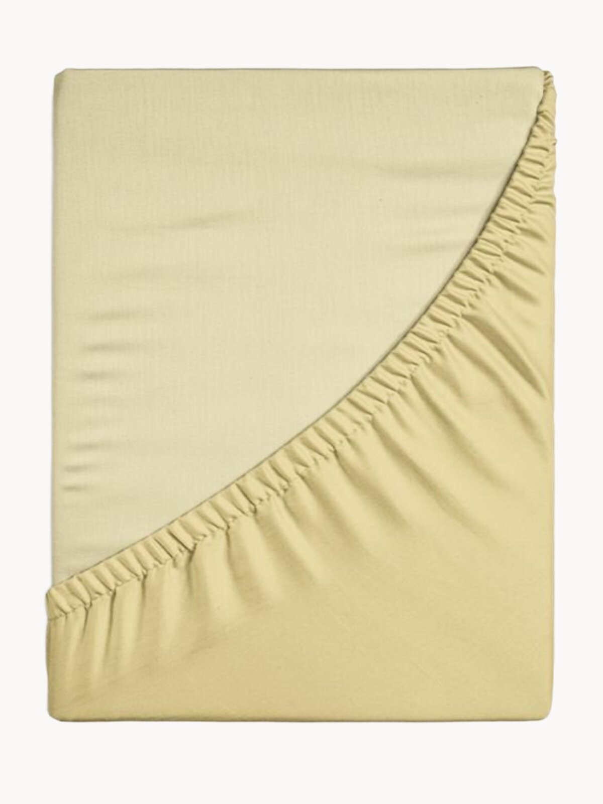 YERRNA Простыня на резинке 140х200+26 см, аналог икеа, 100% хлопок, перкаль, однотонная