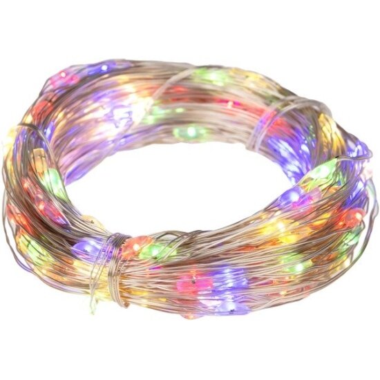 Гирлянда Neon-night Роса с трансформатором 20 м, 200 LED, цвет свечения мультиколор (303-209)