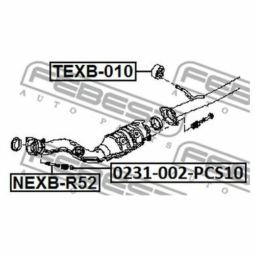 Эксцентрик болта подвески Febest 0231002PCS10