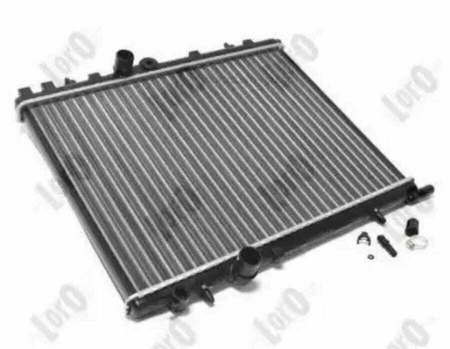 LORO 0090170010 Радиатор системы охлаждения CITROEN: BERLINGO (B9) 1.6i 16V 08-, BERLINGO (M_) 1.1-2.0i/D/HDi/16V 02-, C4 I (LC_) 1.4-2.0i/16V 04-11 \ PEUGEOT: 307 (3_) 1.4-2.0i/HDi/16V 00-
