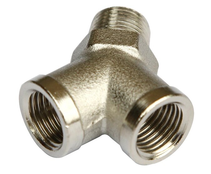 Тройник для компрессоров (1/4 Наружняя, 1/4 Внутренняя), арт. 080-0305 №1000