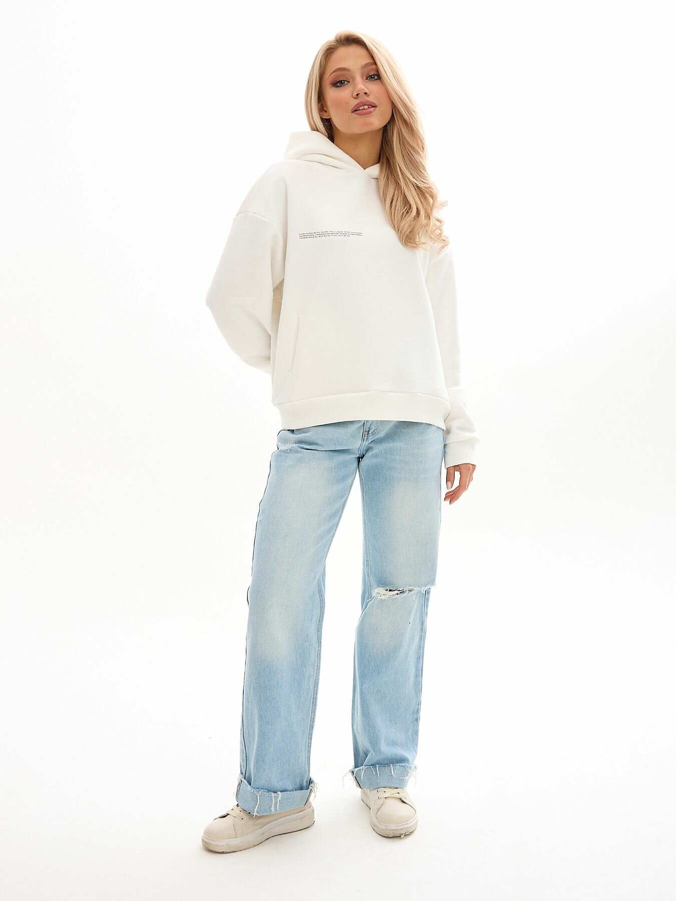 Худи Худи белая Be you