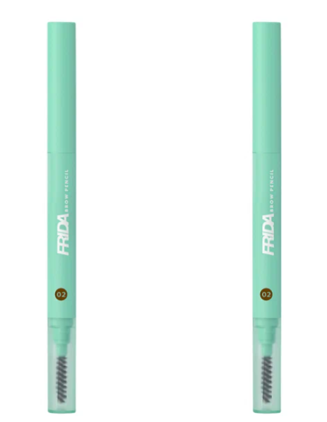 Карандаш автоматический для бровей Love Generation Frida, тон 02 коричневый, 0,15 г, 2 шт