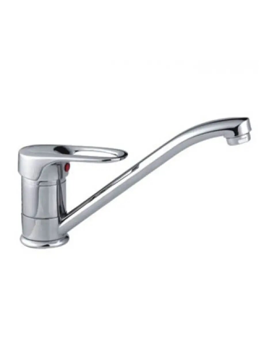 Смеситель для кухни Frap F4228-B, однорычажный, поворотный, хром