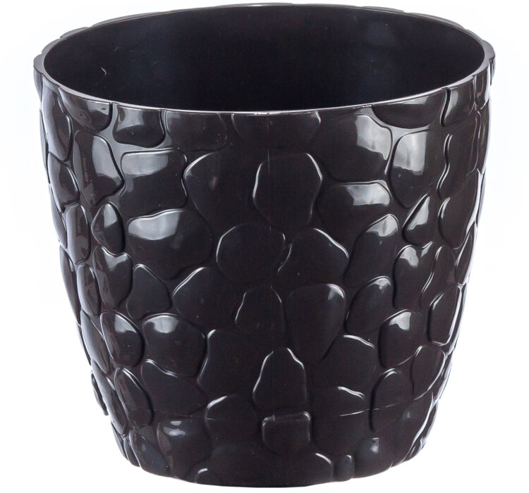 Кашпо IDEA "камни" d-260мм 8л цвет в ассортименте М 3171