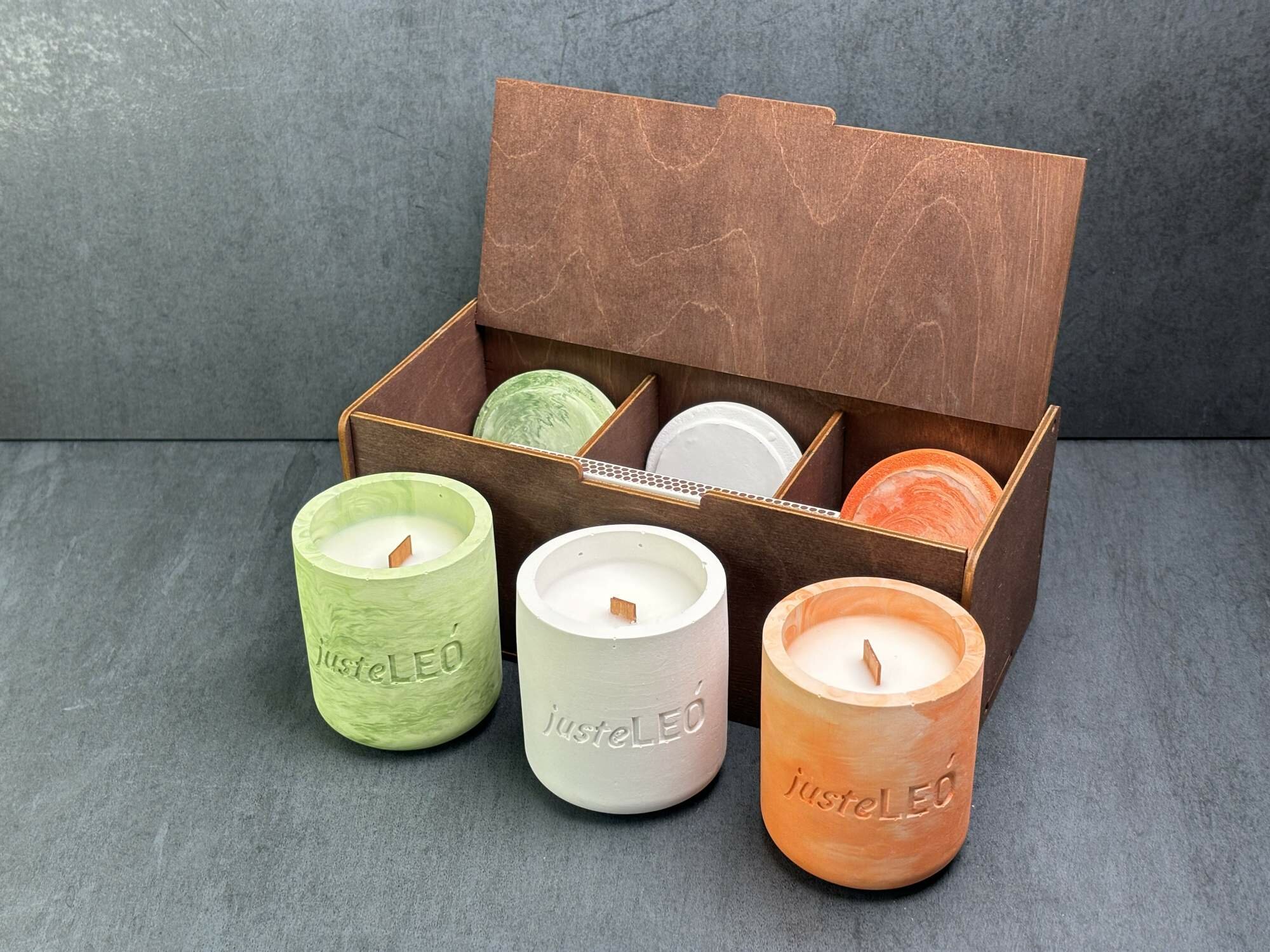 Набор ароматических свечей justeLEO