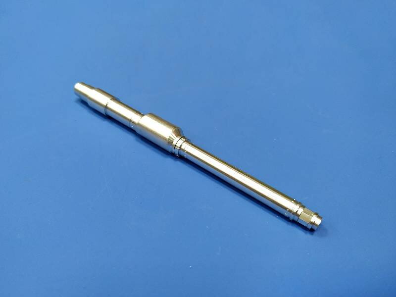 Металлическая короткая L/44 120 мм "Рейнметалл" пушка для танков "Леопард". Масштаб 1:35