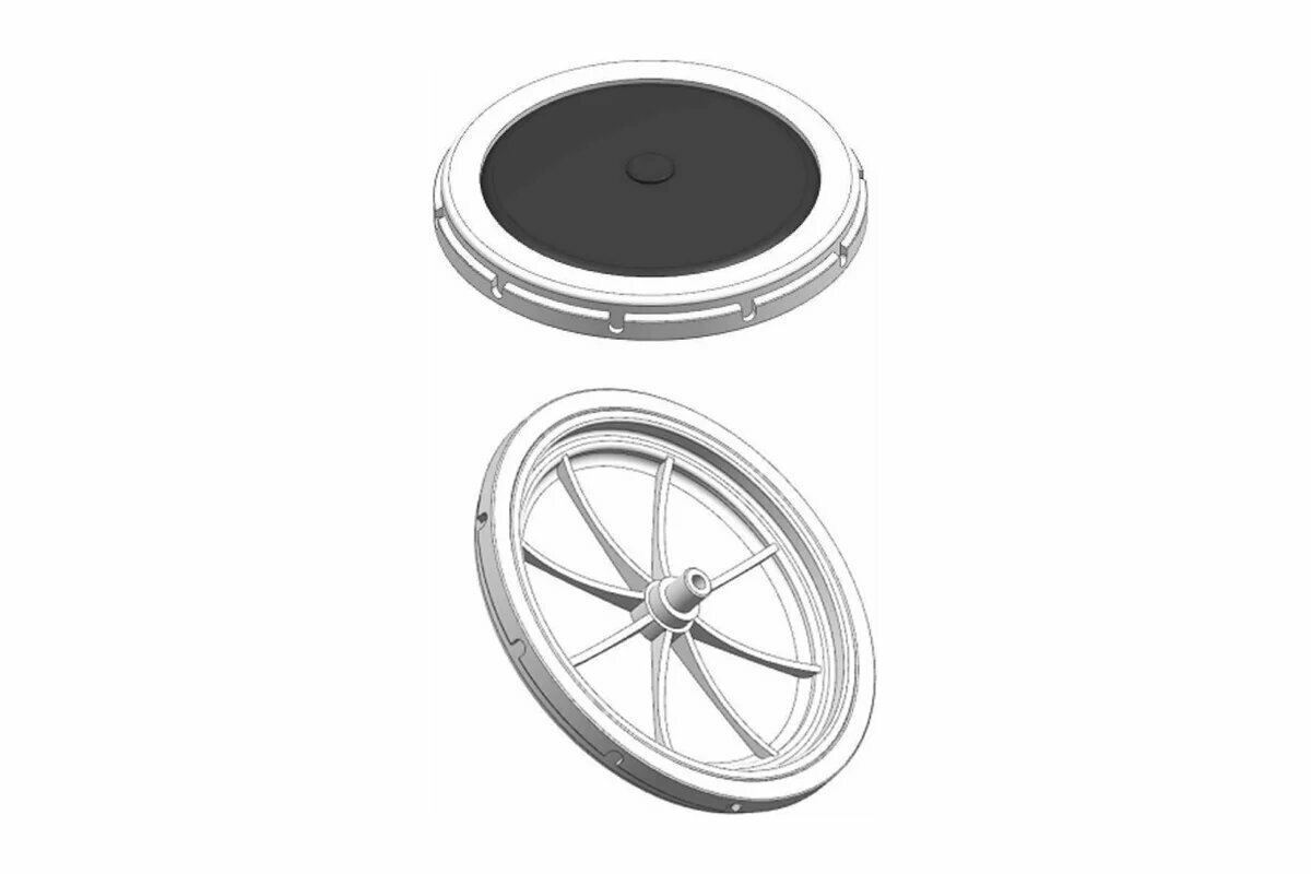 ООО ПК АкваЭлемент Аэратор дисковый для пруда AD320 - стабильная аэрация воды и надежность