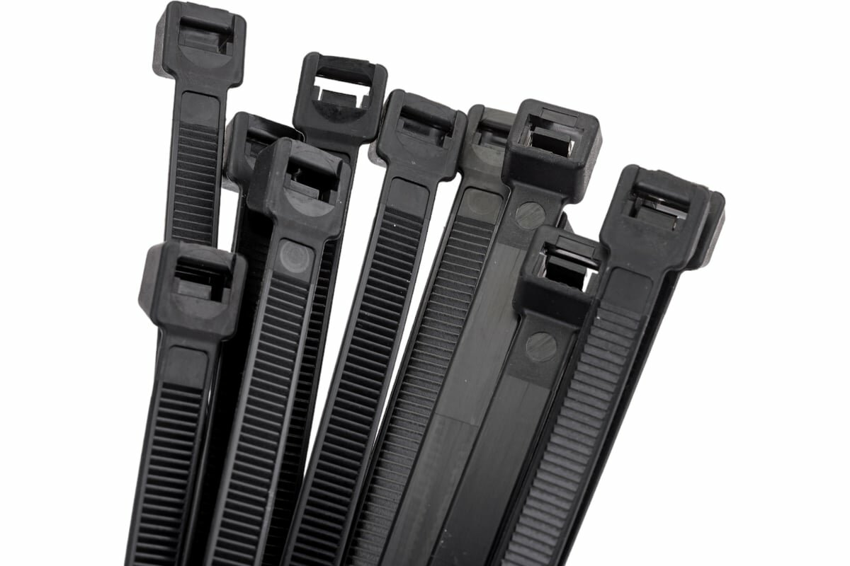 DKC Хомут P6.6 стандартный, черный 7,6x550 уп.100шт 25331SR