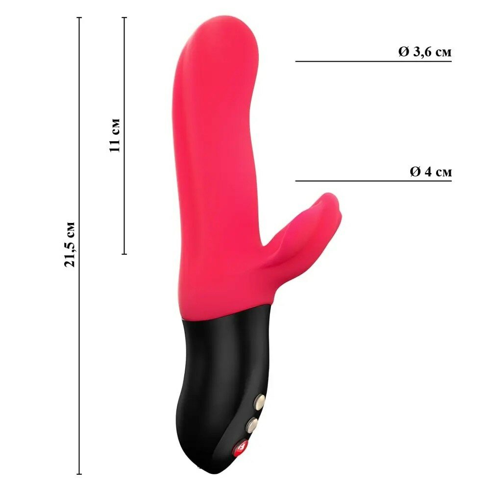 Пульсатор "Bi Stronic Fusion", 10 режимов, водонепроницаемый, красный