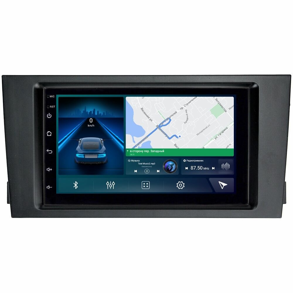 Магнитола CRS-300 Ауди А6 Audi A6, S6, RS6 2002-2005 - Android 13 - Процессор 8 ядер - Память 4+64Gb - Carplay - DSP 36 полос - 4G(Sim)