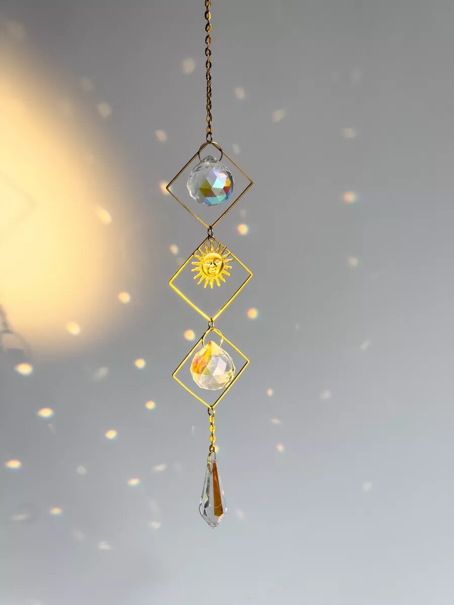 Ловец Солнца KVINNSPIRE, металл, декоративные элементы: кристаллы