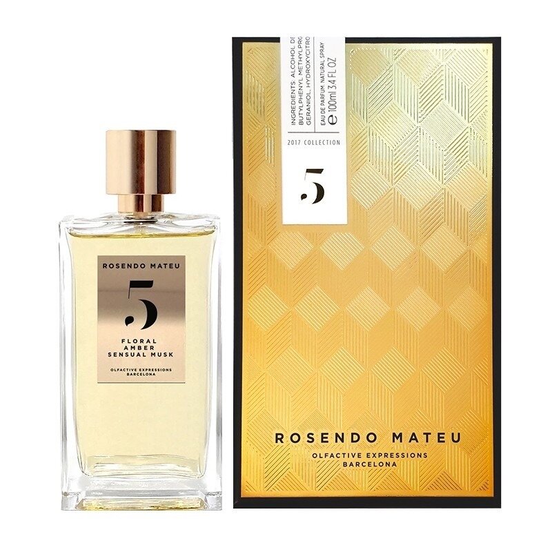 ROSENDO MATEU - OLFACTIVE EXPRESSIONS Nº 5 Floral, Amber, Sensual Musk Парфюмерная вода для мужчин и женщин 100 ml