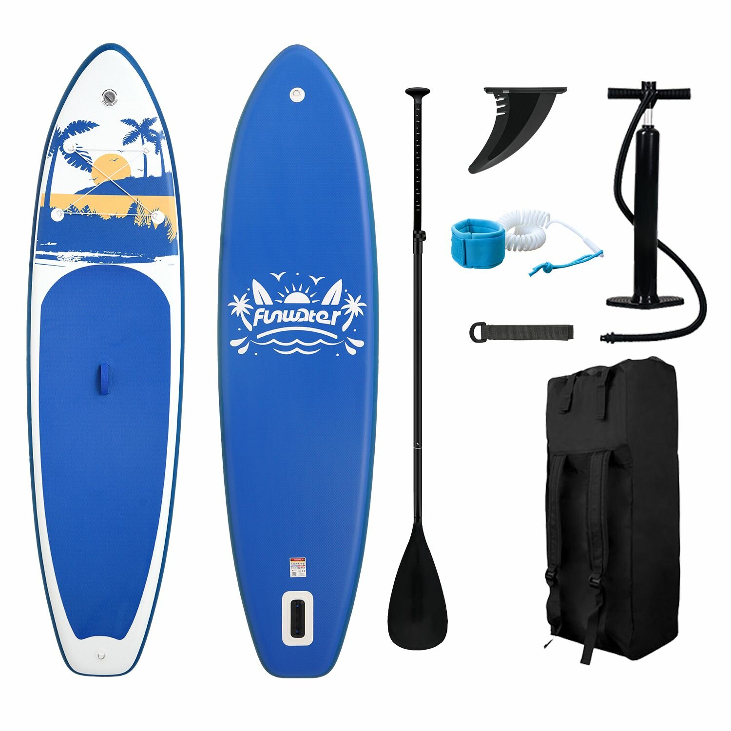 Сапборд FunWater Palm Dark Blue 11