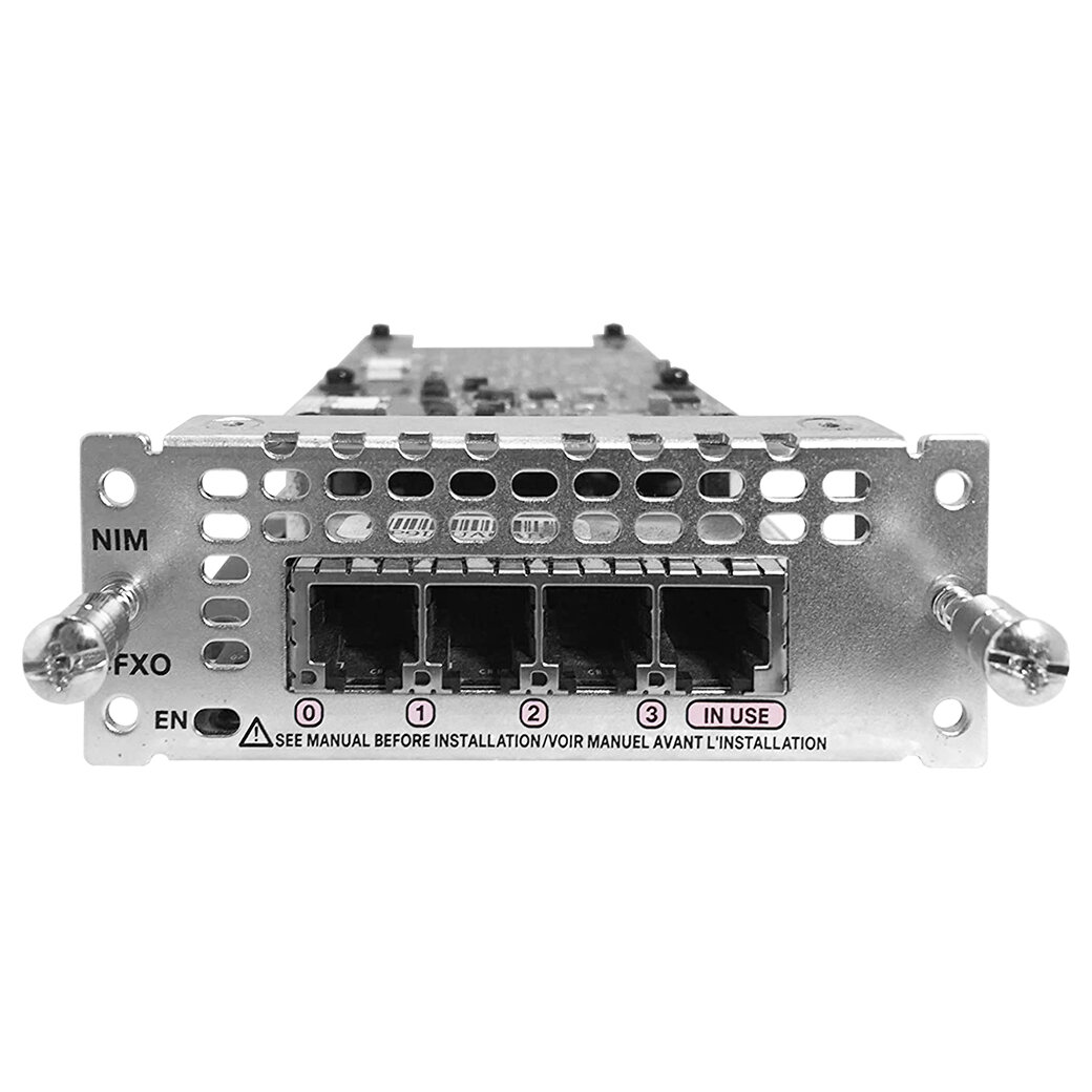 Модуль CISCO NIM-4FXSP 4-Port Network Interface Module - FXS, FXS-E and DID — фото 1