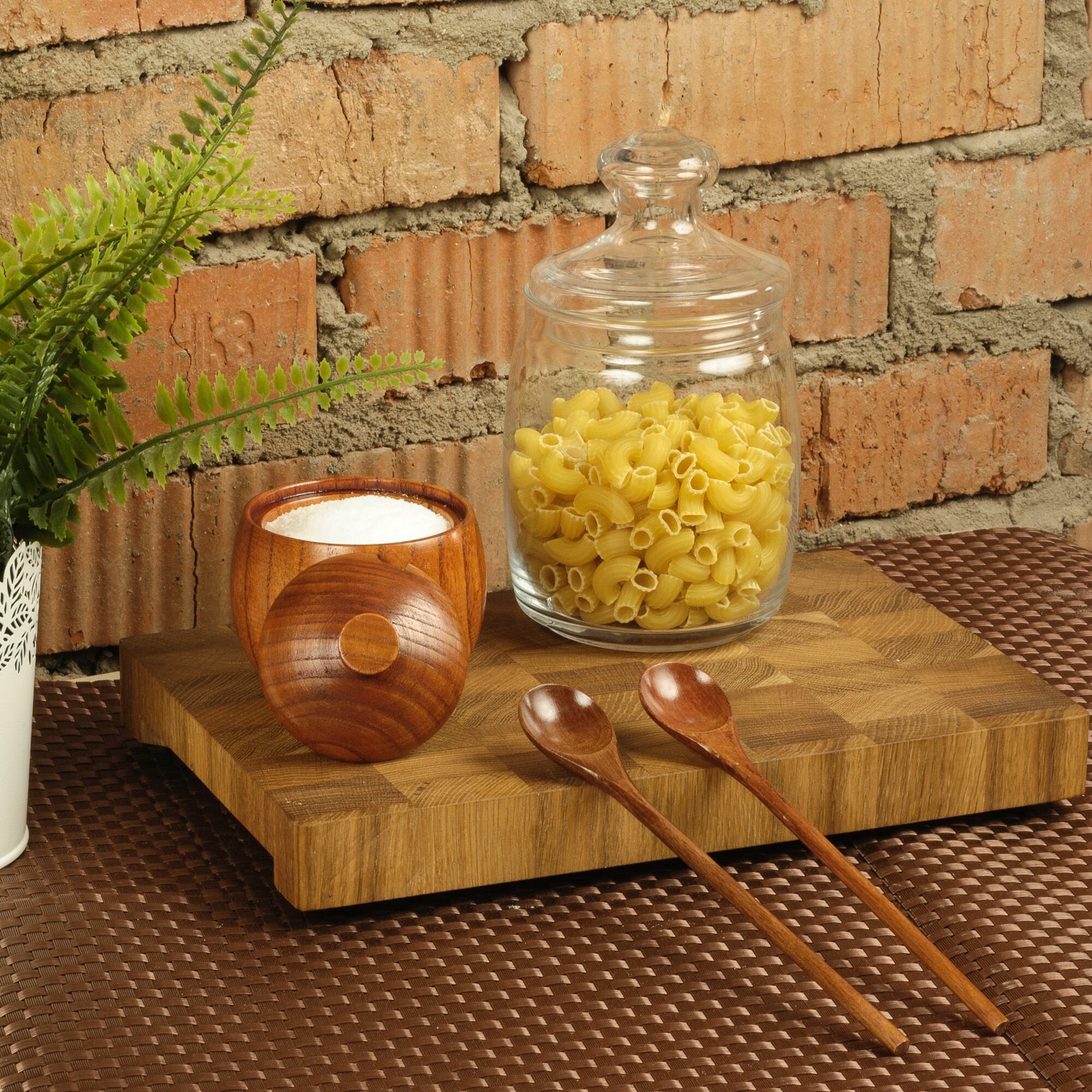 Ложка-дозатор, набор - 2 шт. / Ложечка деревянная для специй / Столовые приборы деревянные