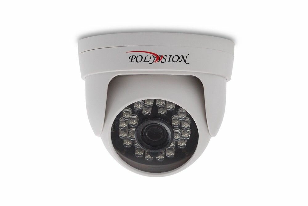 AHD-камера Polyvision PVC-A5E-D1F3.6, купольная, разрешение 5Мп