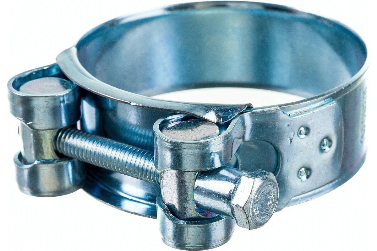 Nord-Yada силовой хомут D56-59 мм, Ш22 мм, Т1,2 мм, болт М6х55, оцинкованная сталь 905995