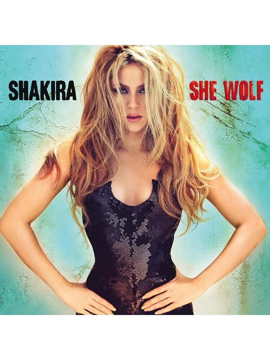 SHAKIRA She Wolf (Sea Glass & Turquoise Swirl) (2LP)