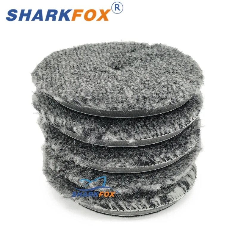 Sharkfox полировальные подушечки шерстяные 5 дюймов, 5шт