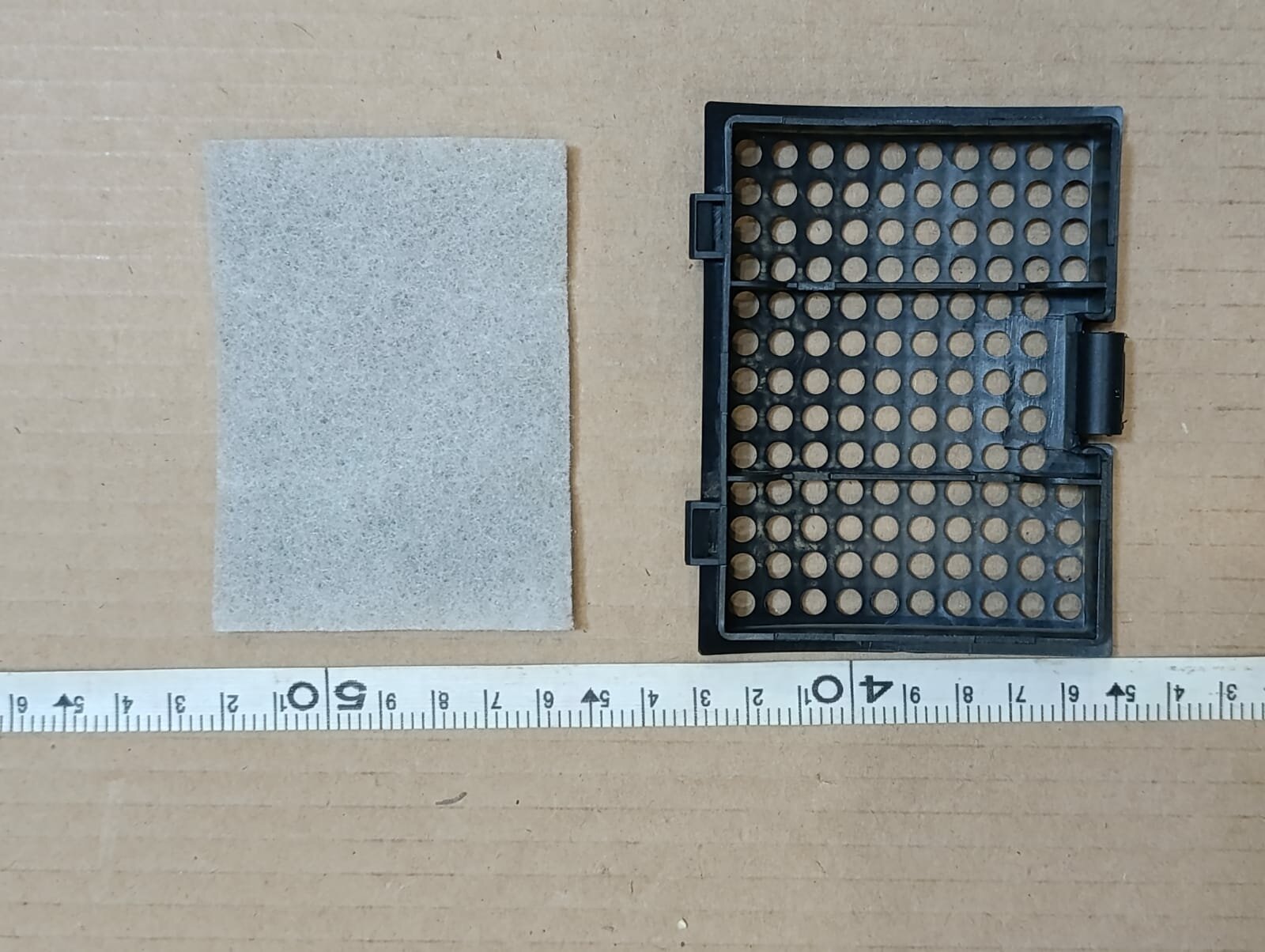 Задний фильтр в сборе с решеткой для пылесоса Galaxy GL 6230