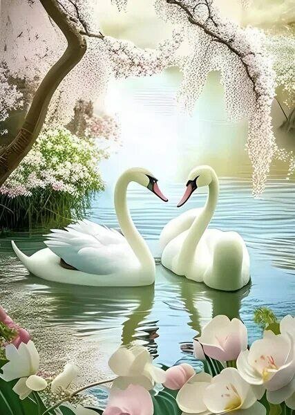 Алмазная живопись на подрамнике ( 20 х 30см ) "Хаски и кот", полная выкладка.