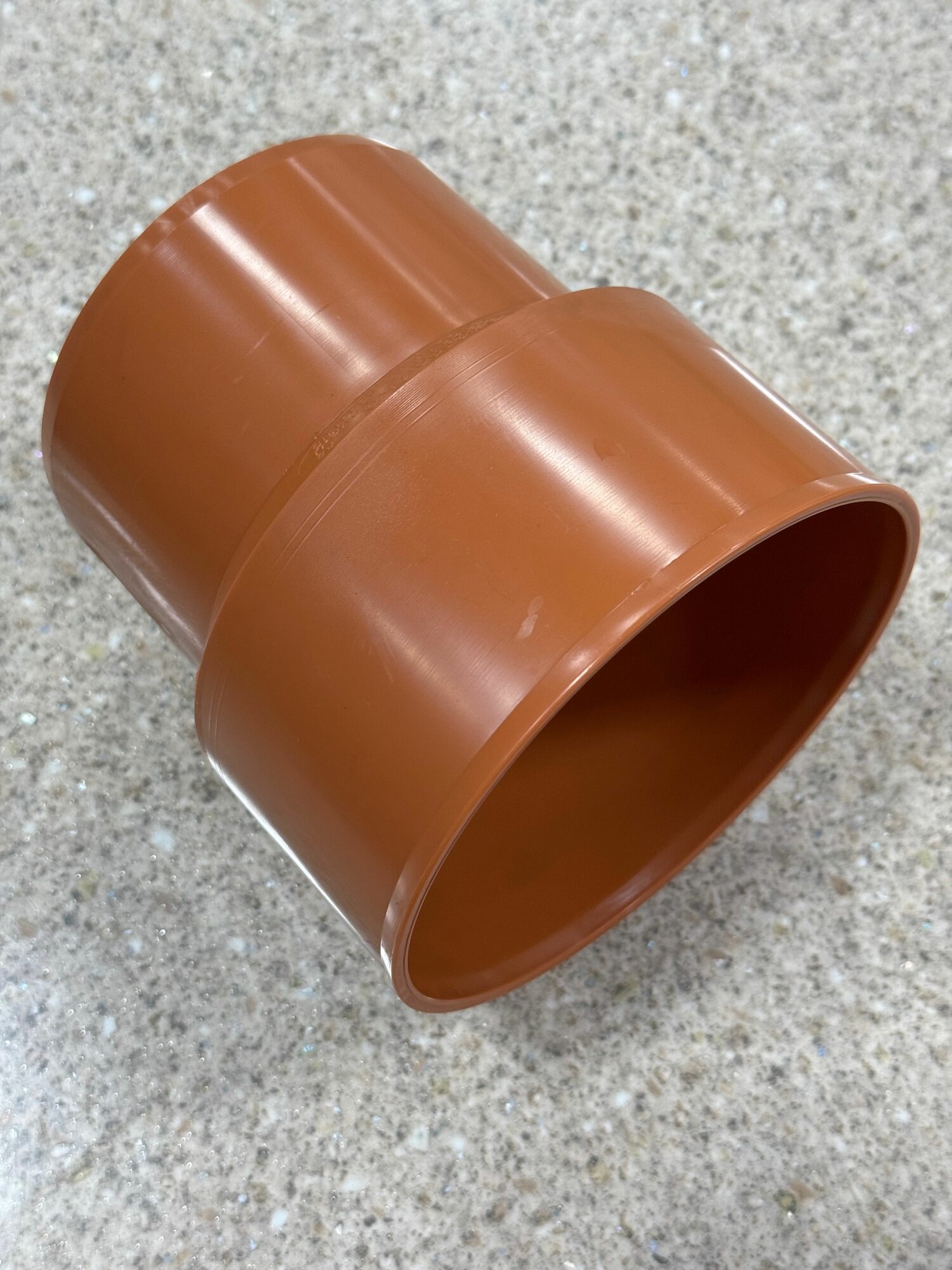 Переход на чугун 110/124 рыжий (тапер) Ostendorf