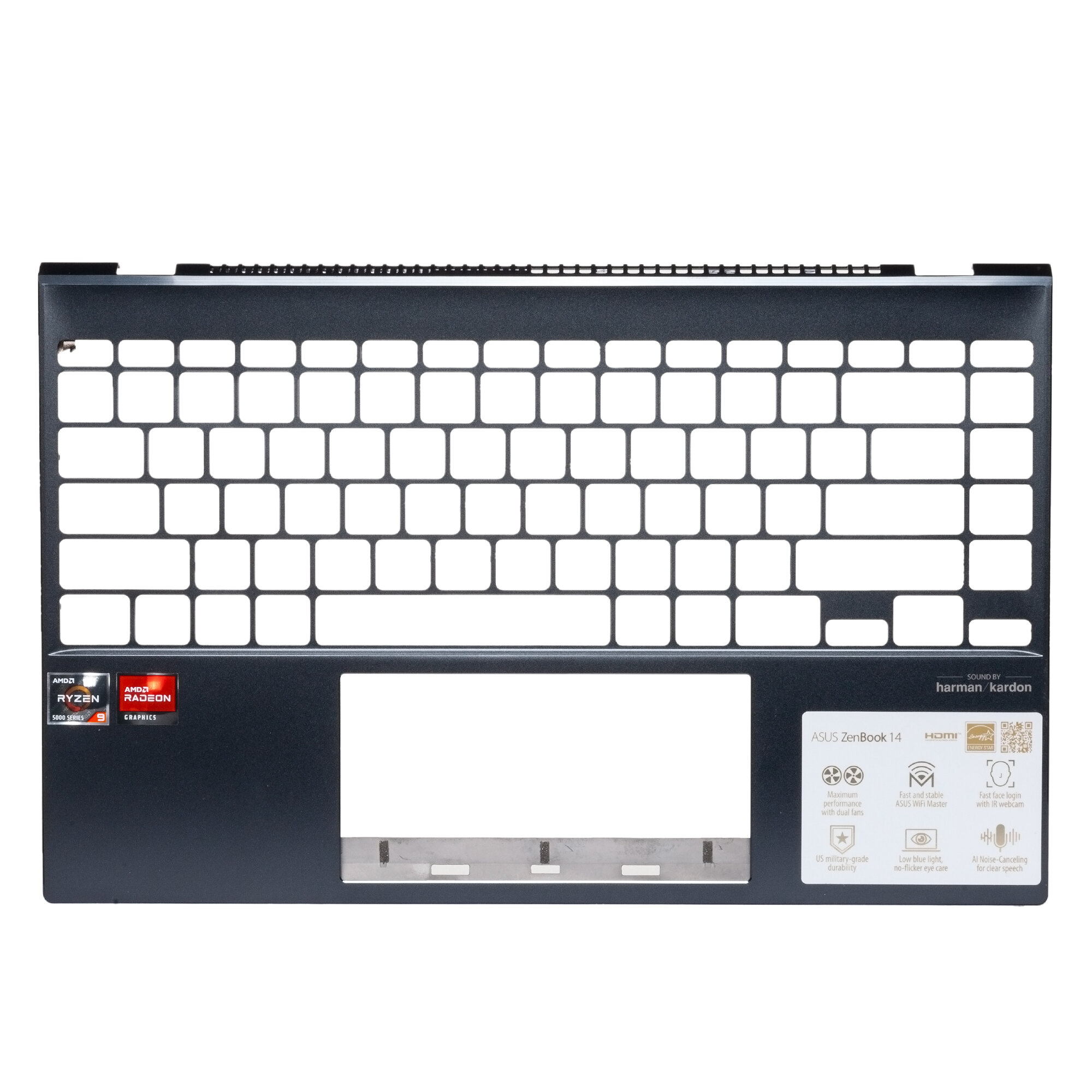 Топкейс для ноутбука Asus ZenBook UM425QA - серая верхняя панель
