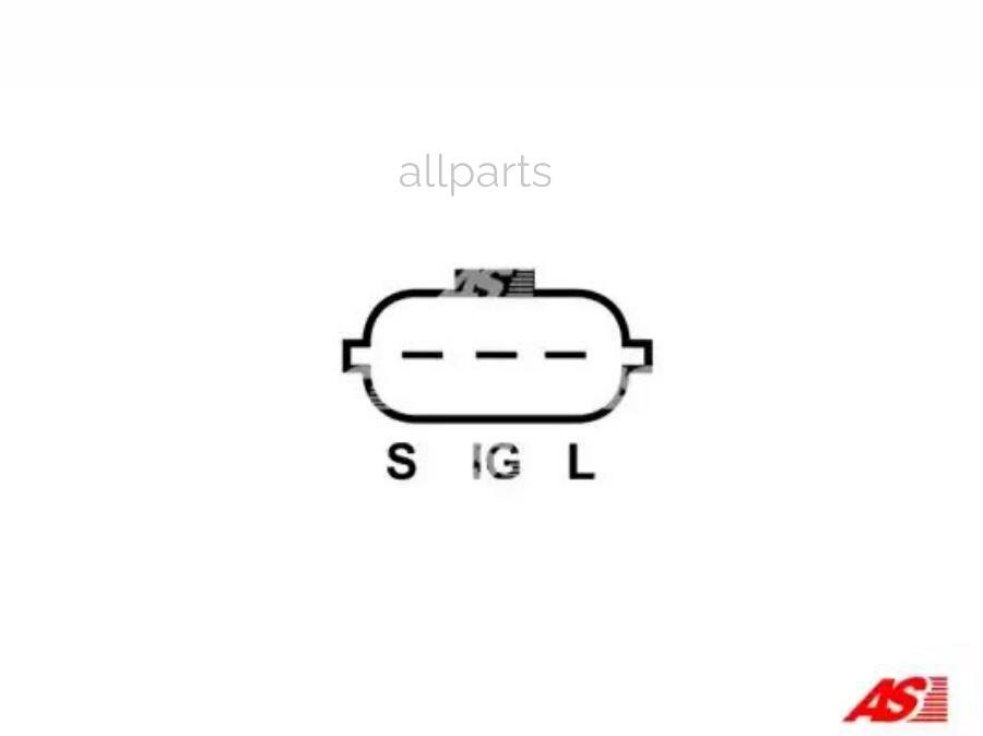 AS A6009 Генератор TOYOTA CALDINA/COROLLA/CORSA/RAUM/SRPRINTER/STARLET 4/5EFE/5EFHE/