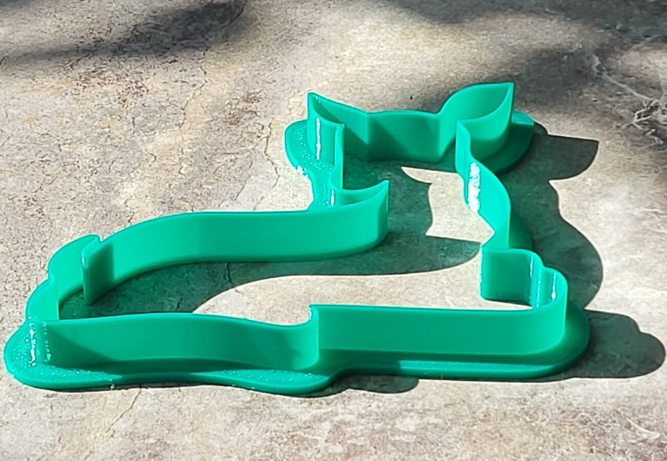 Форма для печенья/пряников "Олененок" (Зеленый)