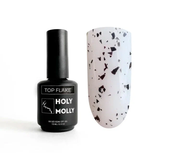 Топ для гель-лака Holy Molly Top Flake, 15 мл