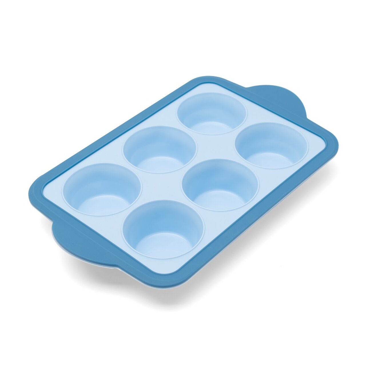 Atmosphere форма для выпечки кексов с каркасом, силиконовая, 6 ячеек, 31.5x19x4.7 см