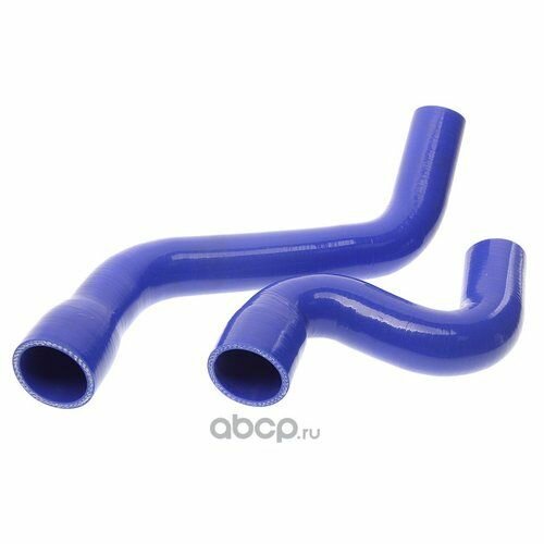 Патрубок ГАЗон Next C41R13 дв. ЯМЗ радиатора комплект 2шт. синий силикон MEGAPOWE MegaPower 13017023