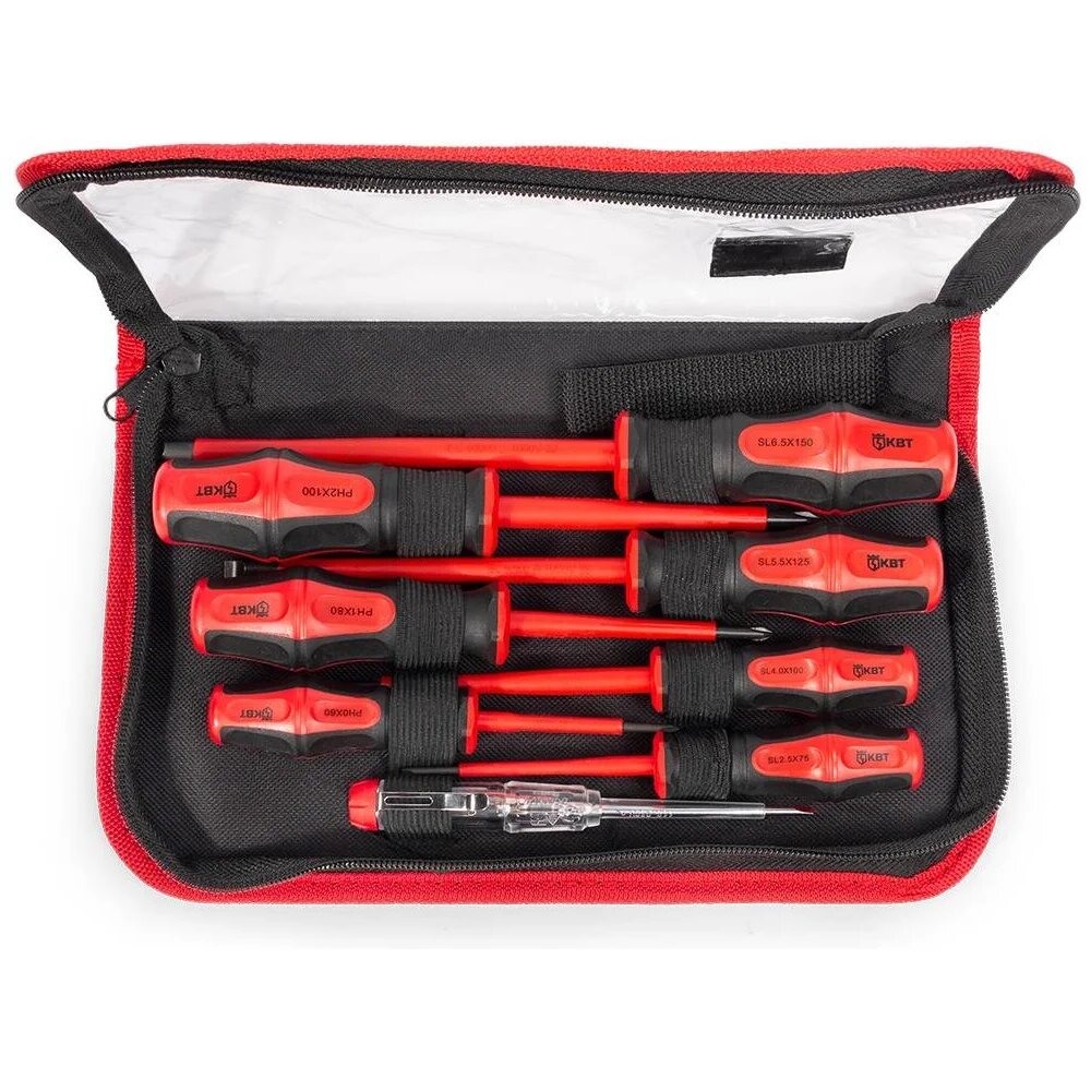 Набор диэлектрических отверток КВТ Профи НИО-08 78619