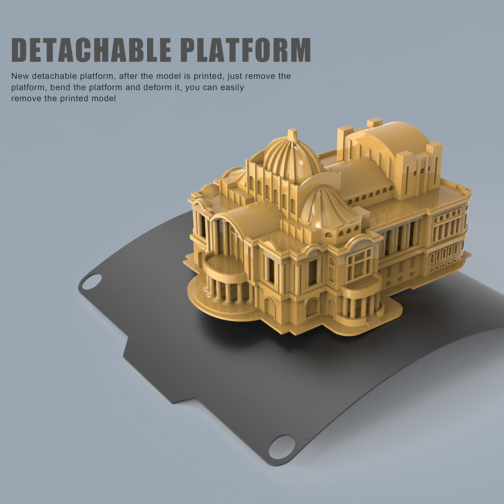 3D-принтер для детей, мини-настольный 3D-принтер, размер печати 100x100x100 мм, без подогреваемой платформы, однокнопочная печать с TF-картой, образец нити PLA для начинающих, домашнее образование
