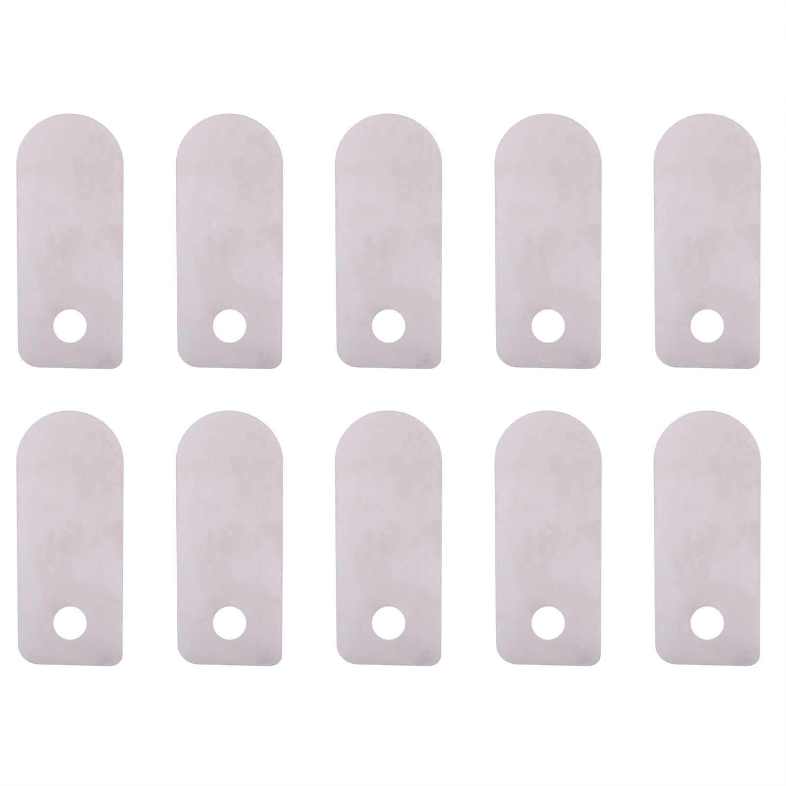 10Pcs Valve Plate Air Compressor Silent OilFree Machine Aluminum Accessories Replacement(Short 13x33mm )
